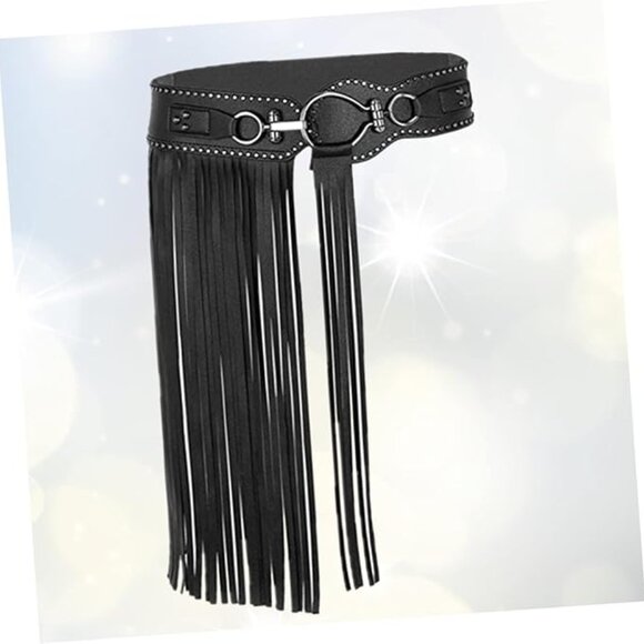 Accessories | Leather Waist Chain Fringe Belt | Poshmark